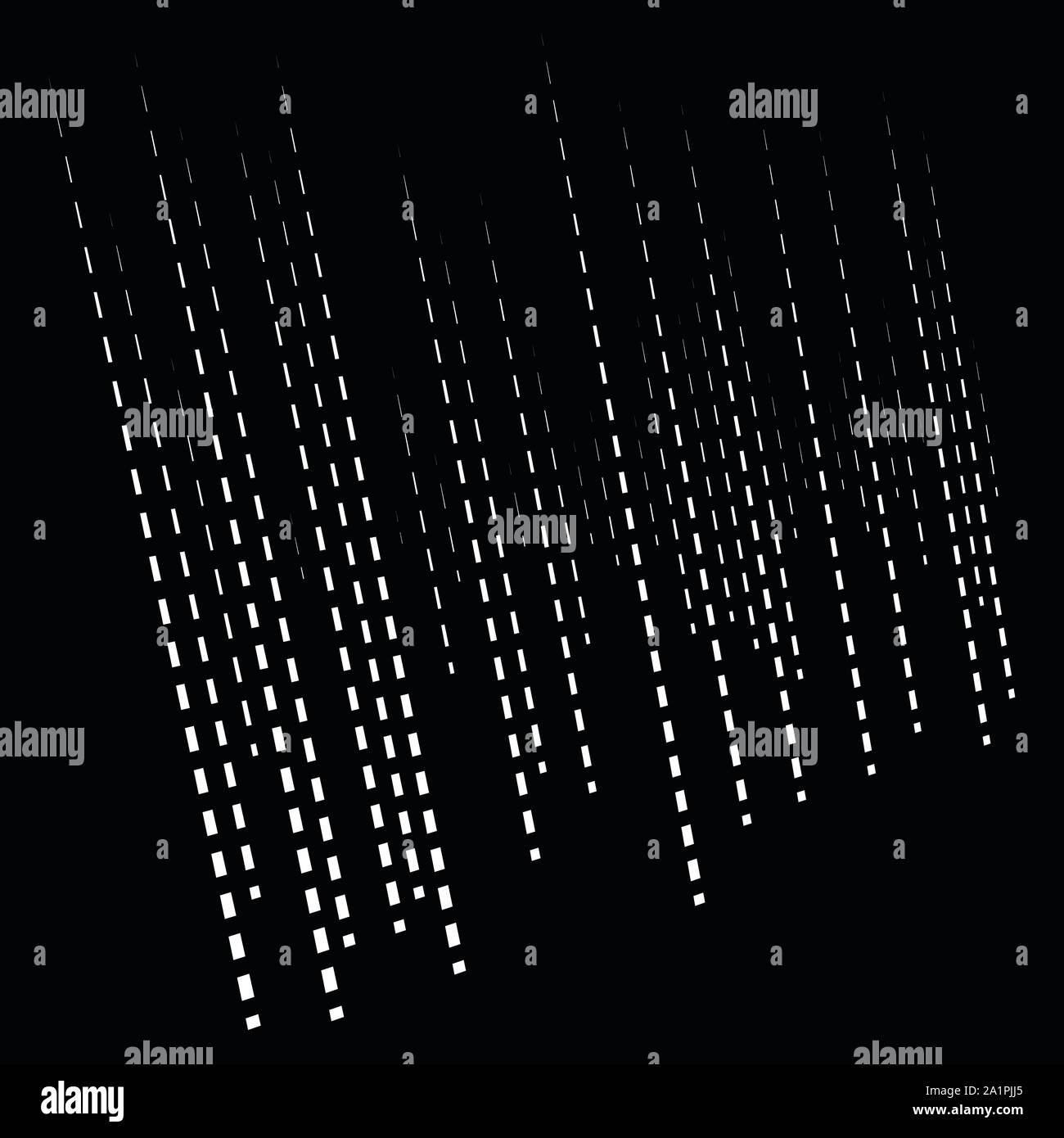 Dynamic lines pattern. Stripes half-tone element. Dashed, segments ...