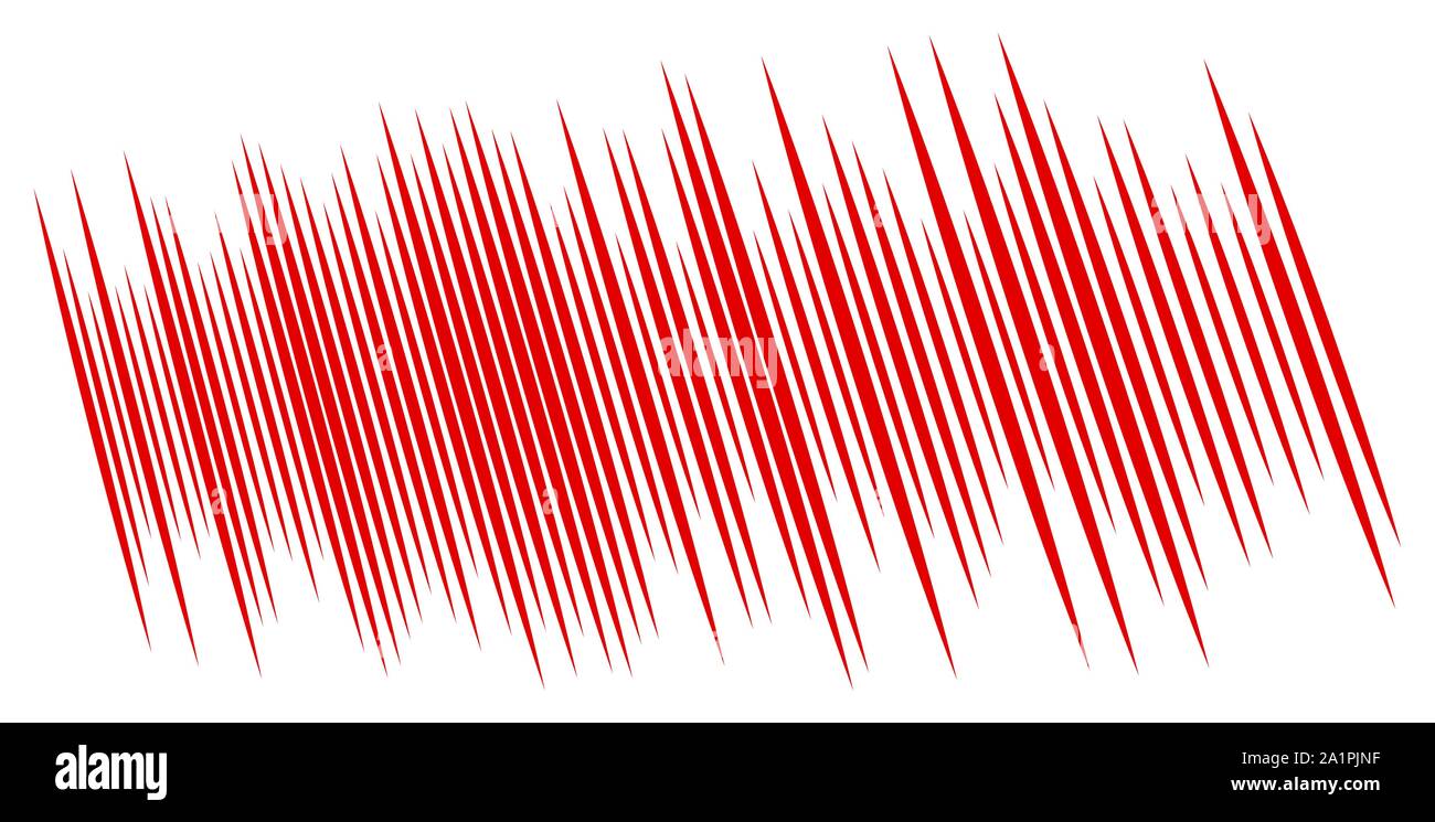 Red claw mark. Vertical scratches. Slit, incision dynamic lines. Tear ...