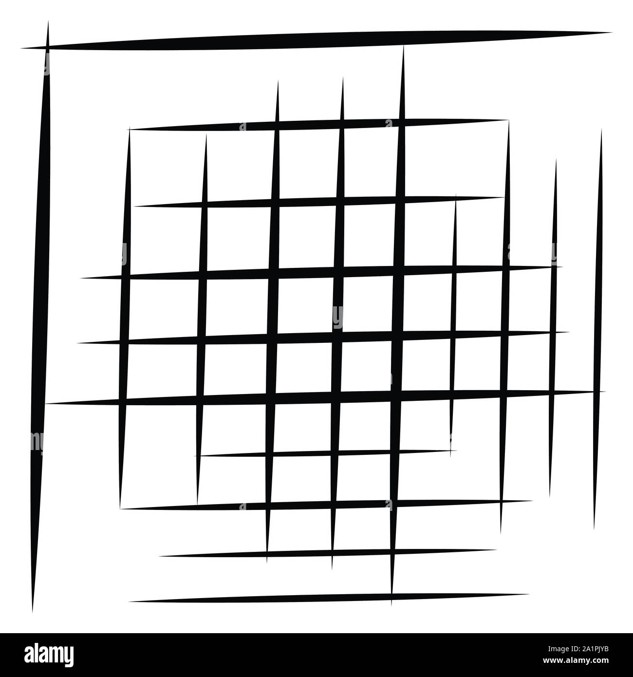 random tilt, oblique grid, mesh pattern. dynamic slanting intersect lines. abstract grate design ...