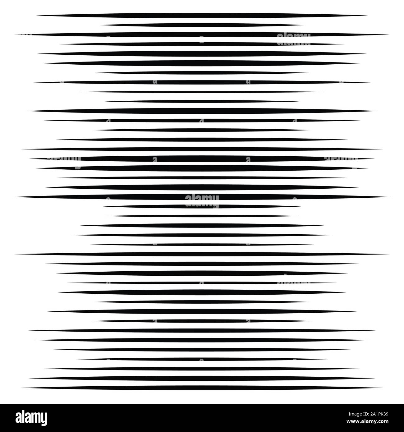 Random lines element. Random horizontal lines. Irregular straight ...