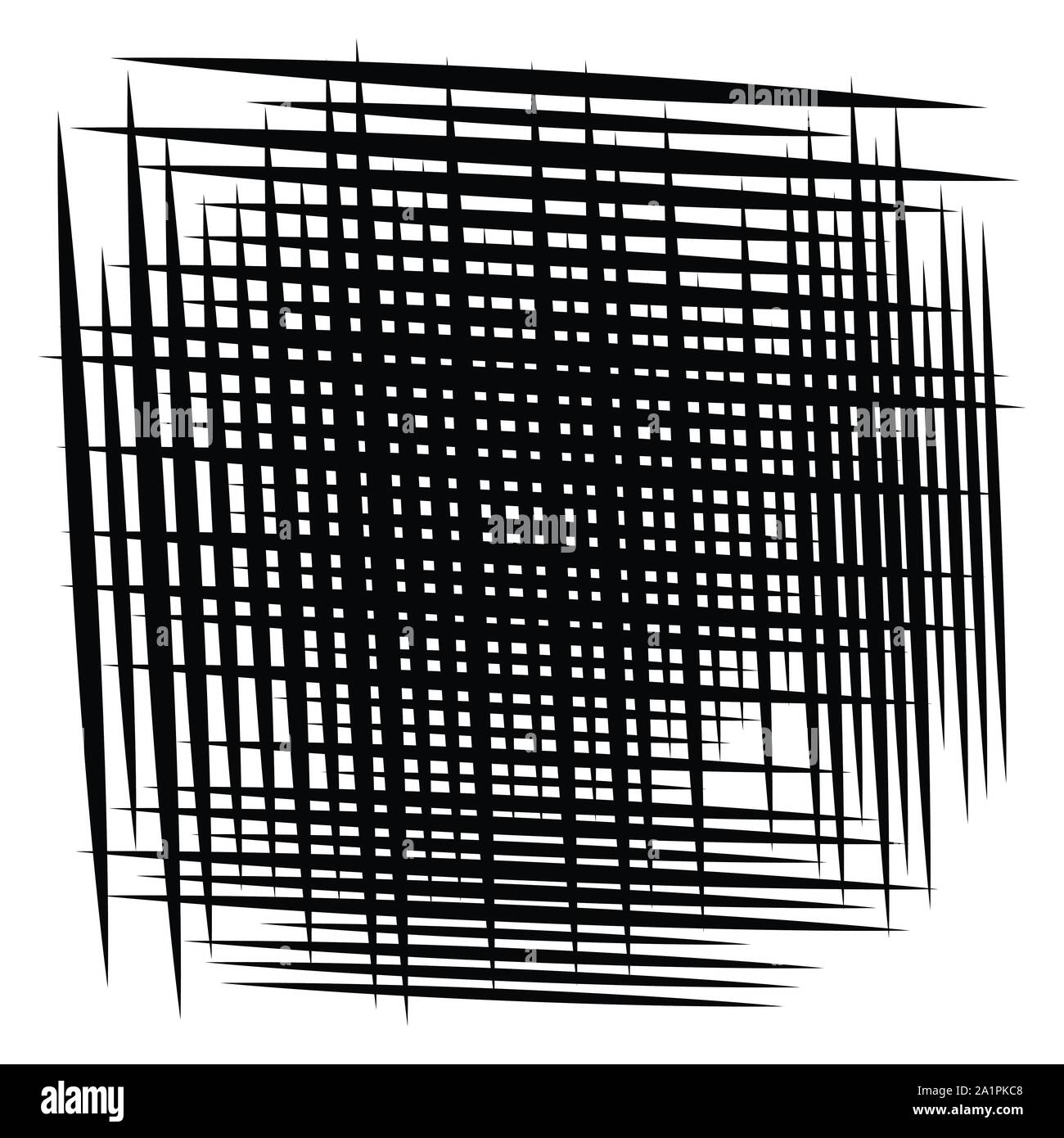 random tilt, oblique grid, mesh pattern. dynamic slanting intersect lines. abstract grate design ...