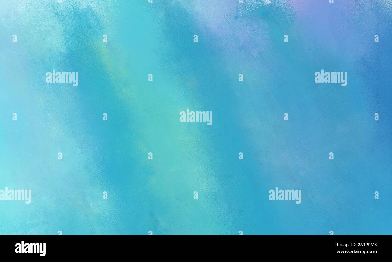 diffuse painted texture background with medium turquoise, sky blue and ...