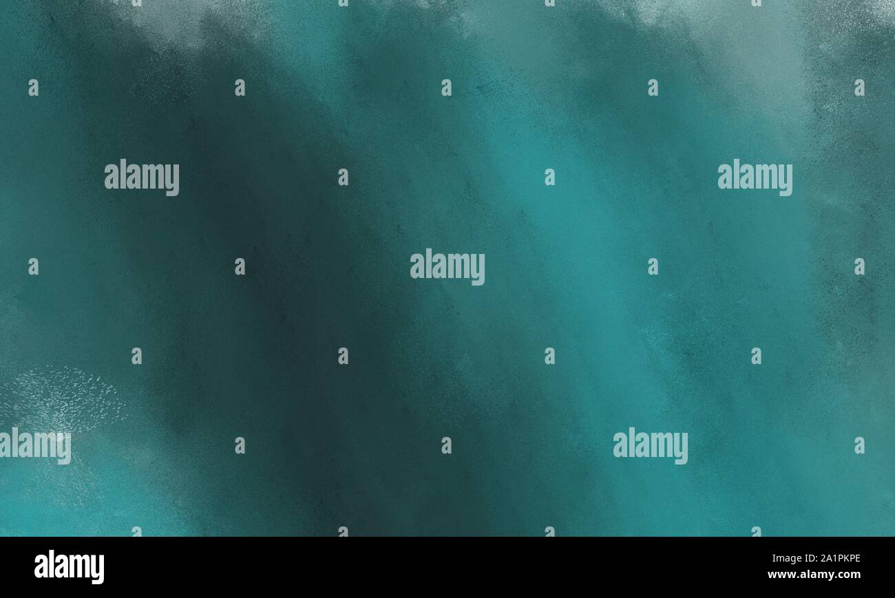 abstract diffuse painted background with teal blue, very dark blue and ...