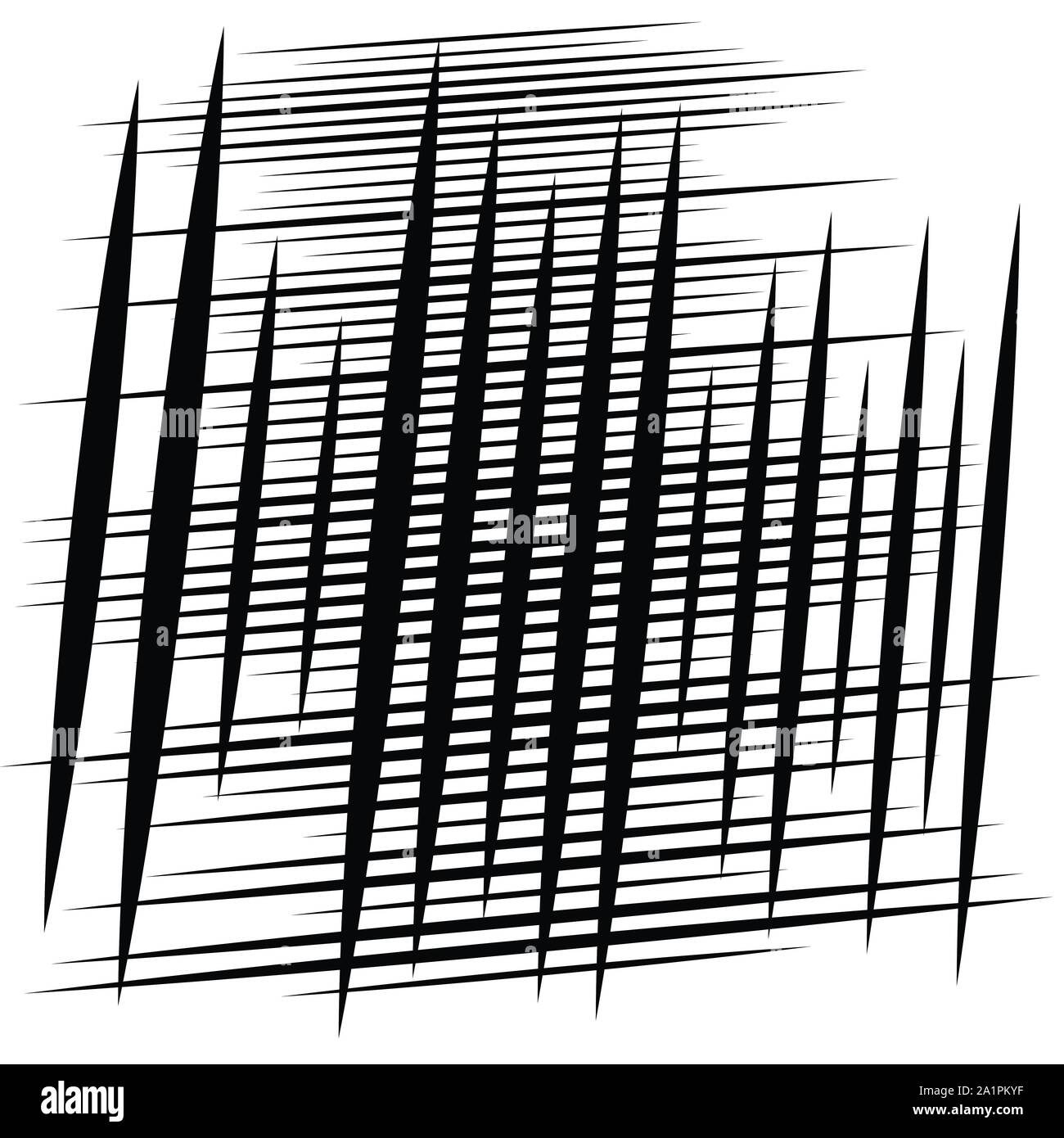 random tilt, oblique grid, mesh pattern. dynamic slanting intersect lines. abstract grate design ...