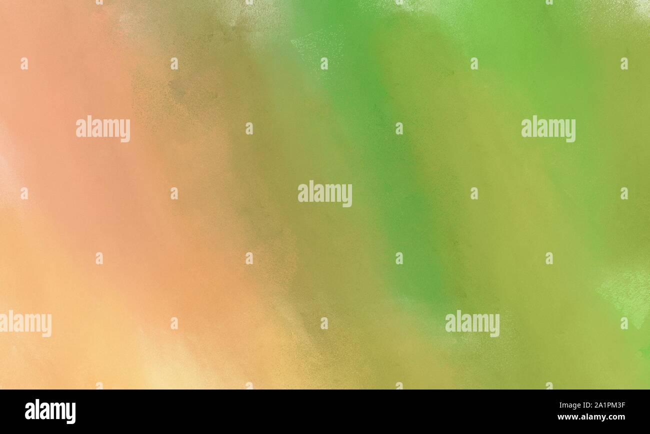 abstract yellow green, burly wood and moderate green colored diffuse ...