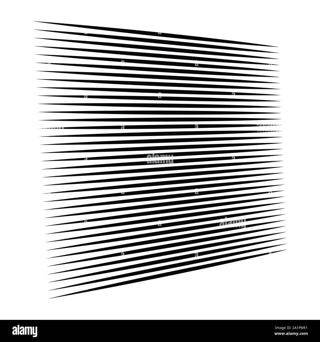Horizontal lines geometric element. Straight parallel lines, stripes ...
