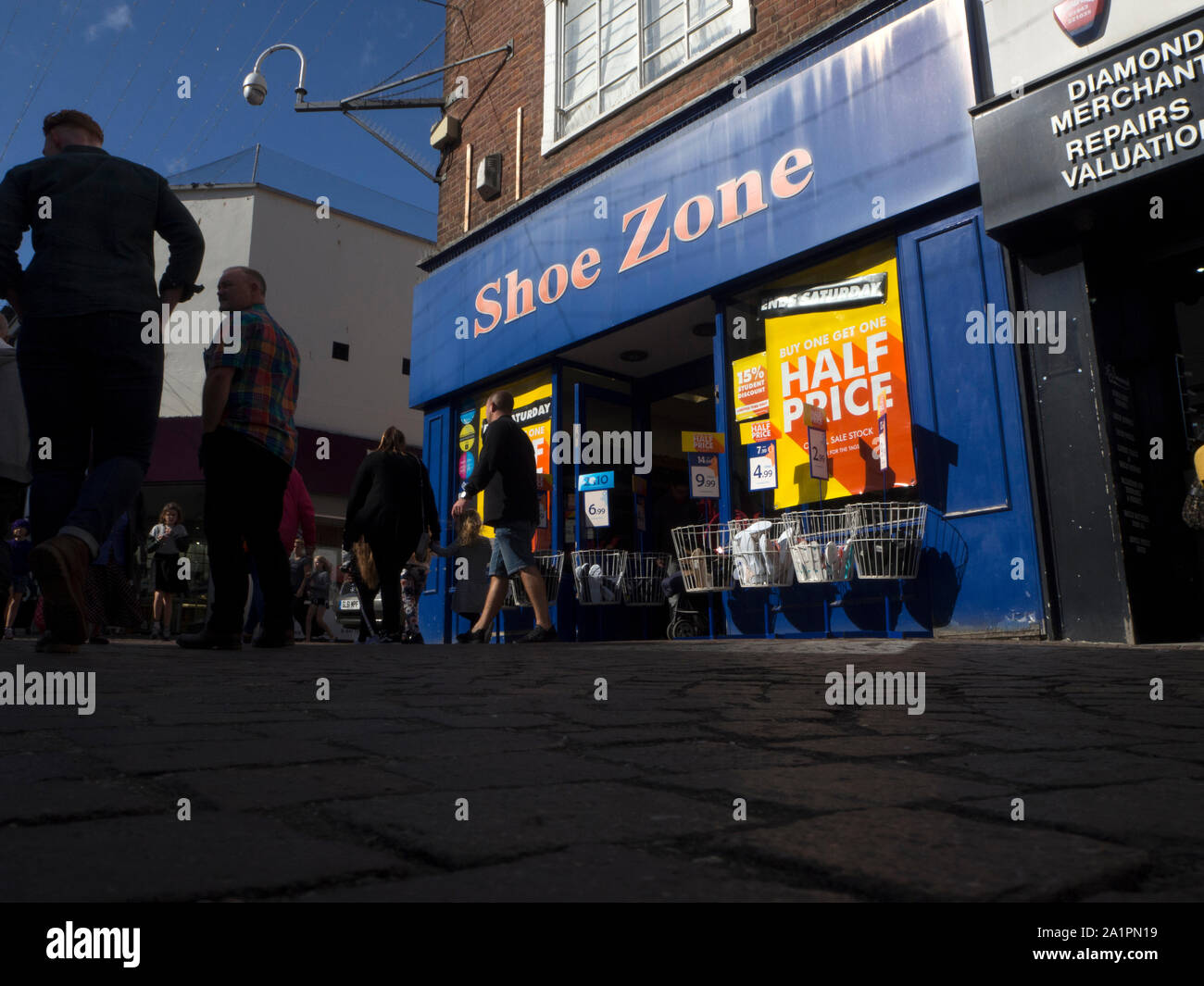 Shoe Zone high street shop Stock Photo - Alamy