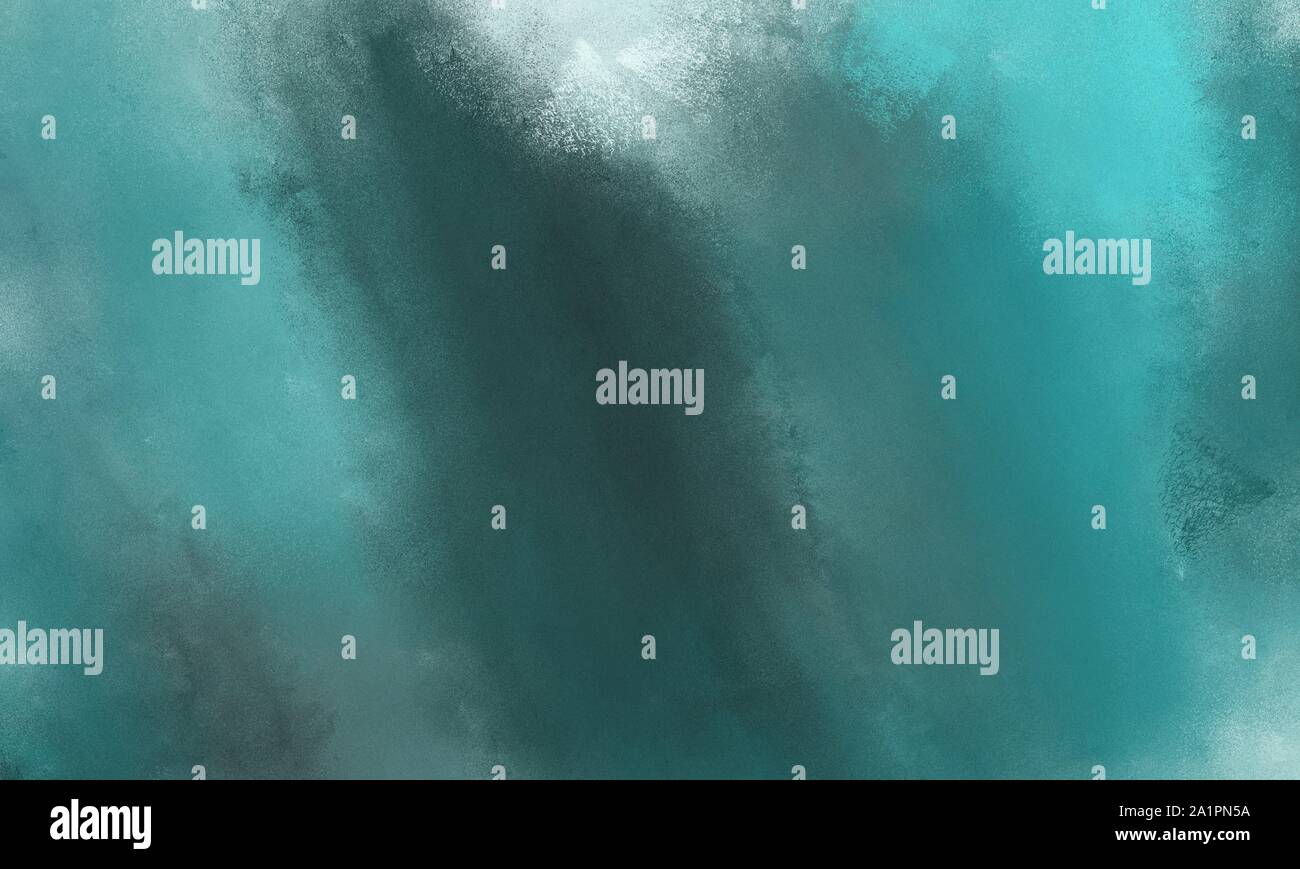 broadly painted texture background with teal blue, powder blue and ...