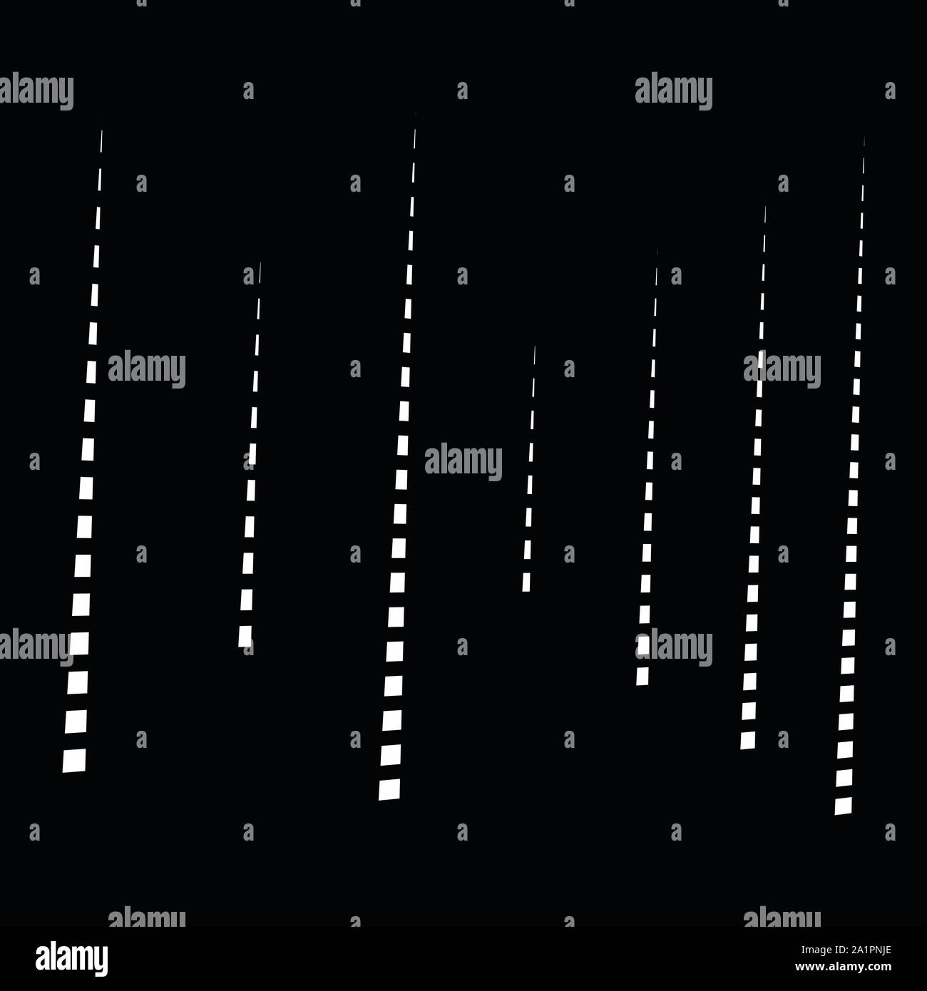 Dynamic lines pattern. Stripes half-tone element. Dashed, segments ...