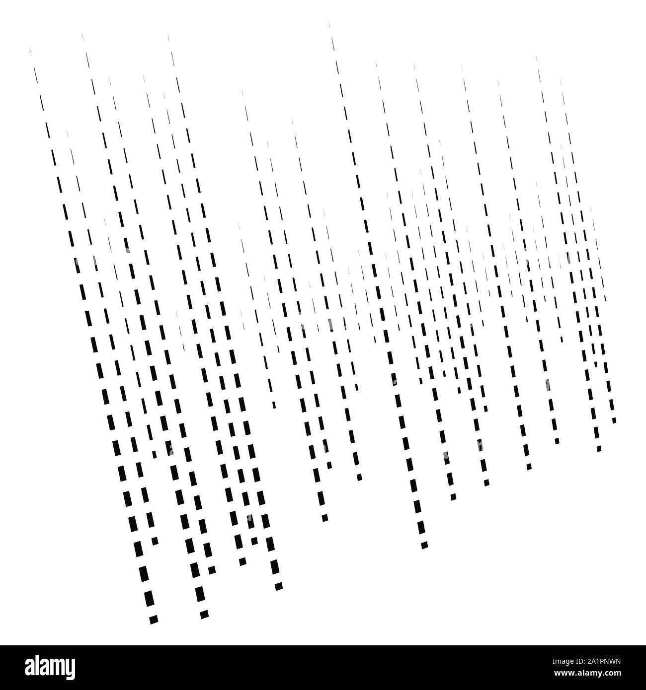 Dynamic lines pattern. Stripes half-tone element. Dashed, segments ...