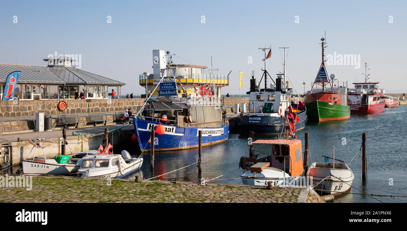 Harbour of Sassnitz, Rügen Island Stock Photo - Alamy