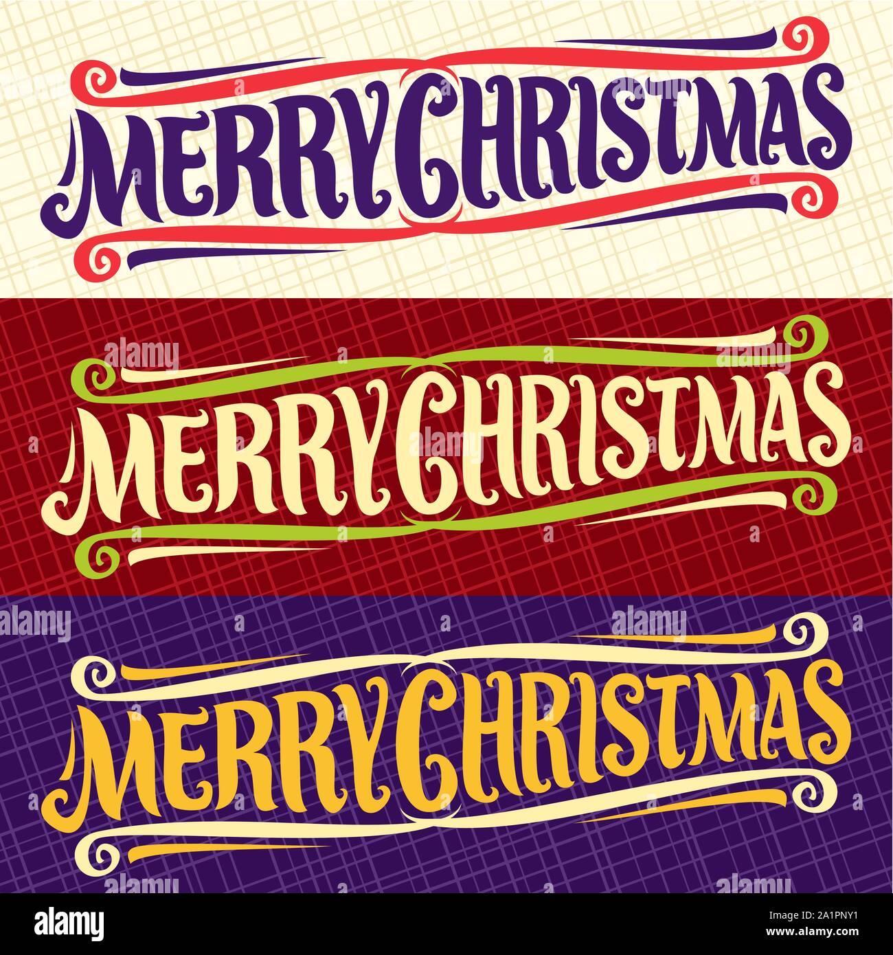 Merry christmas text quote Stock Vector Images - Alamy