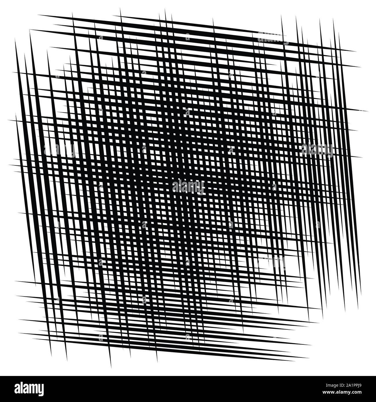 random tilt, oblique grid, mesh pattern. dynamic slanting intersect lines. abstract grate design ...