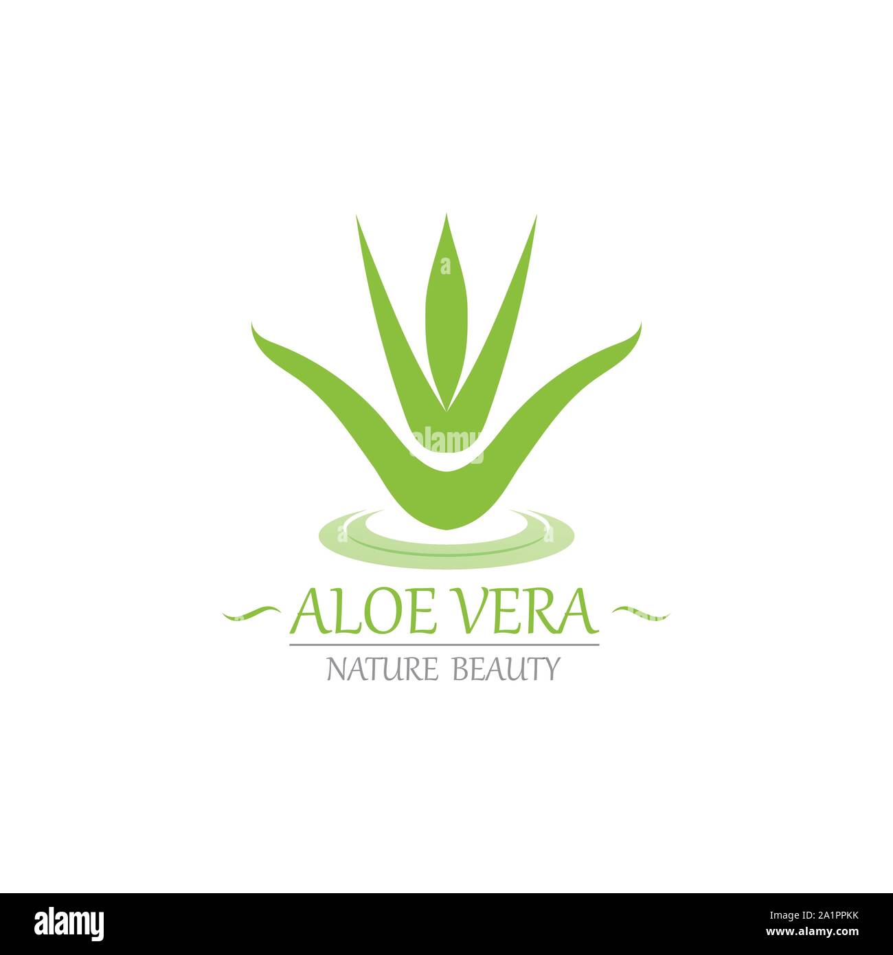 Aloe vera logo and symbol template vector Stock Vector Image & Art - Alamy