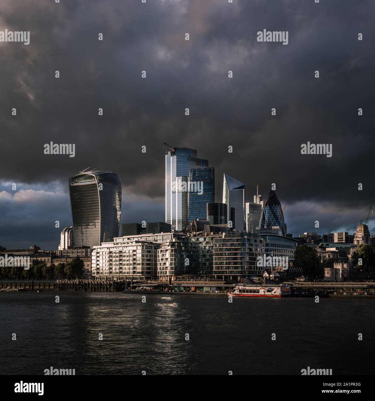 Ominous city view hi-res stock photography and images - Alamy