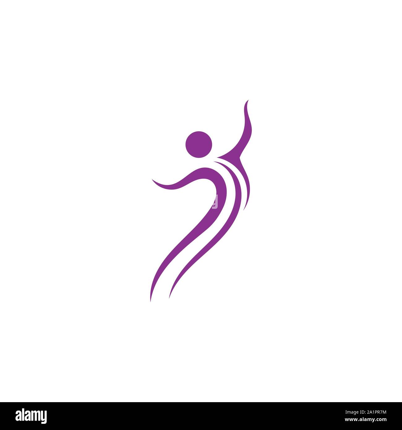 Healthy Life woman Logo template vector Stock Vector Image & Art - Alamy