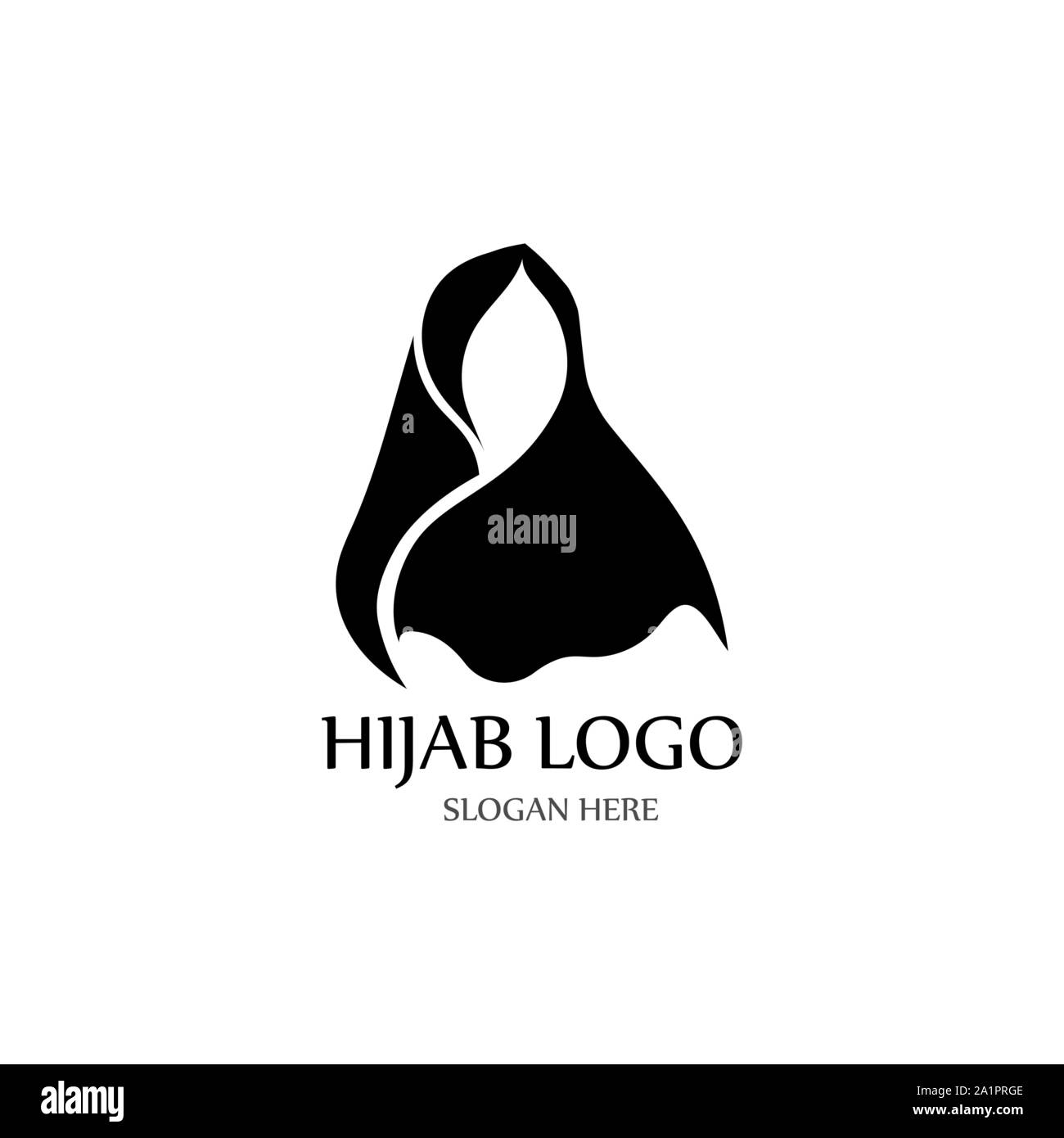 hijab logo and symbol vector Stock Vector Image & Art - Alamy