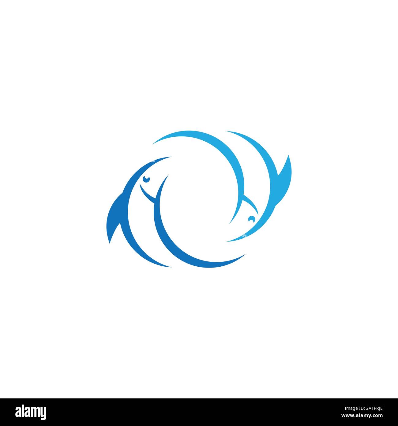 Fish jump Logo Template vector icon design Stock Vector Image & Art - Alamy
