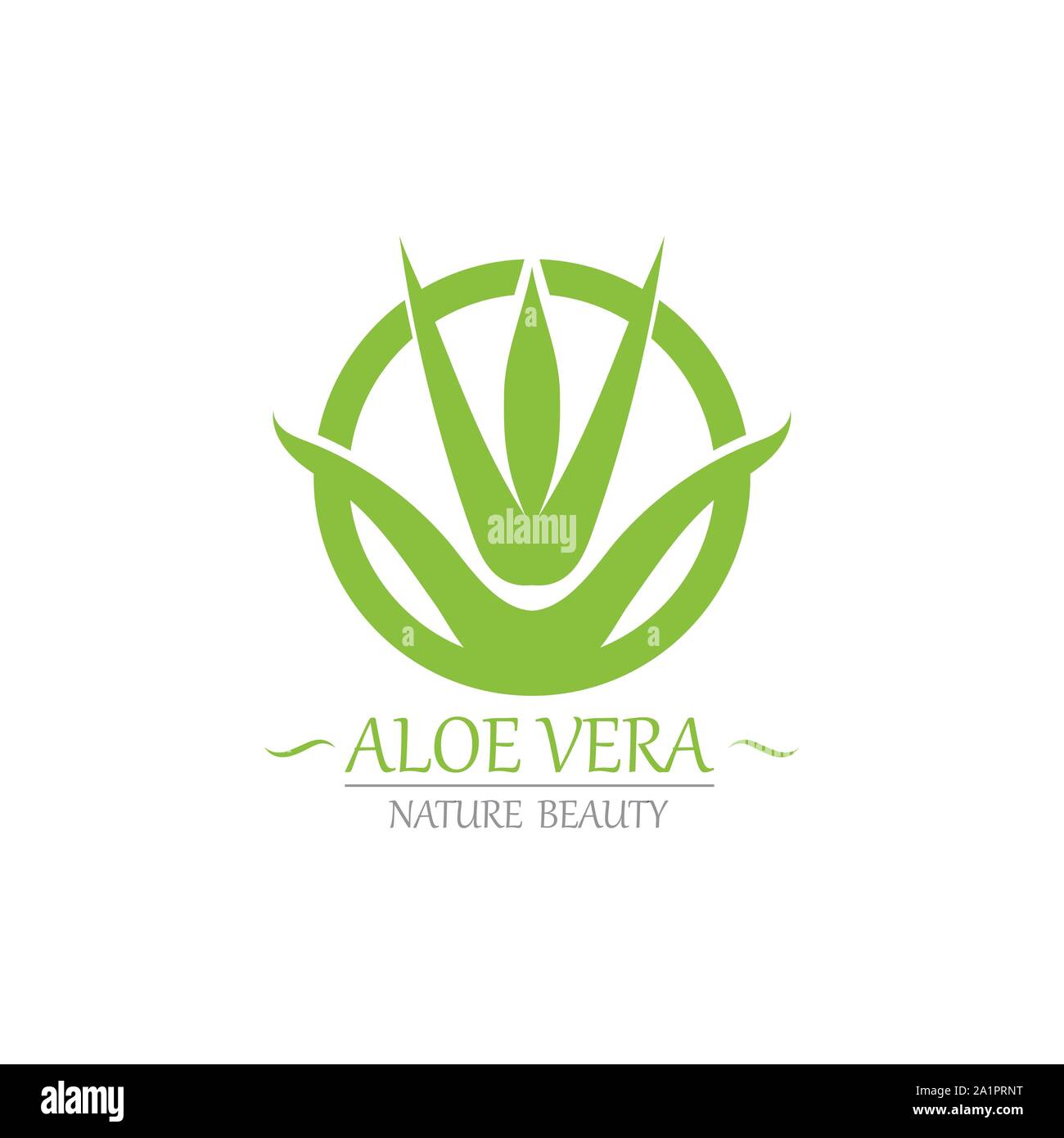 Aloe vera logo and symbol template vector Stock Vector Image & Art - Alamy