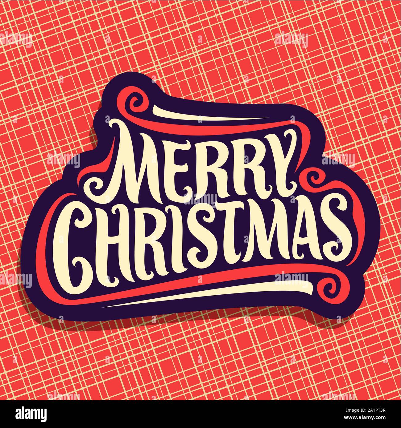 Merry holidays text on Stock Vector Images - Alamy