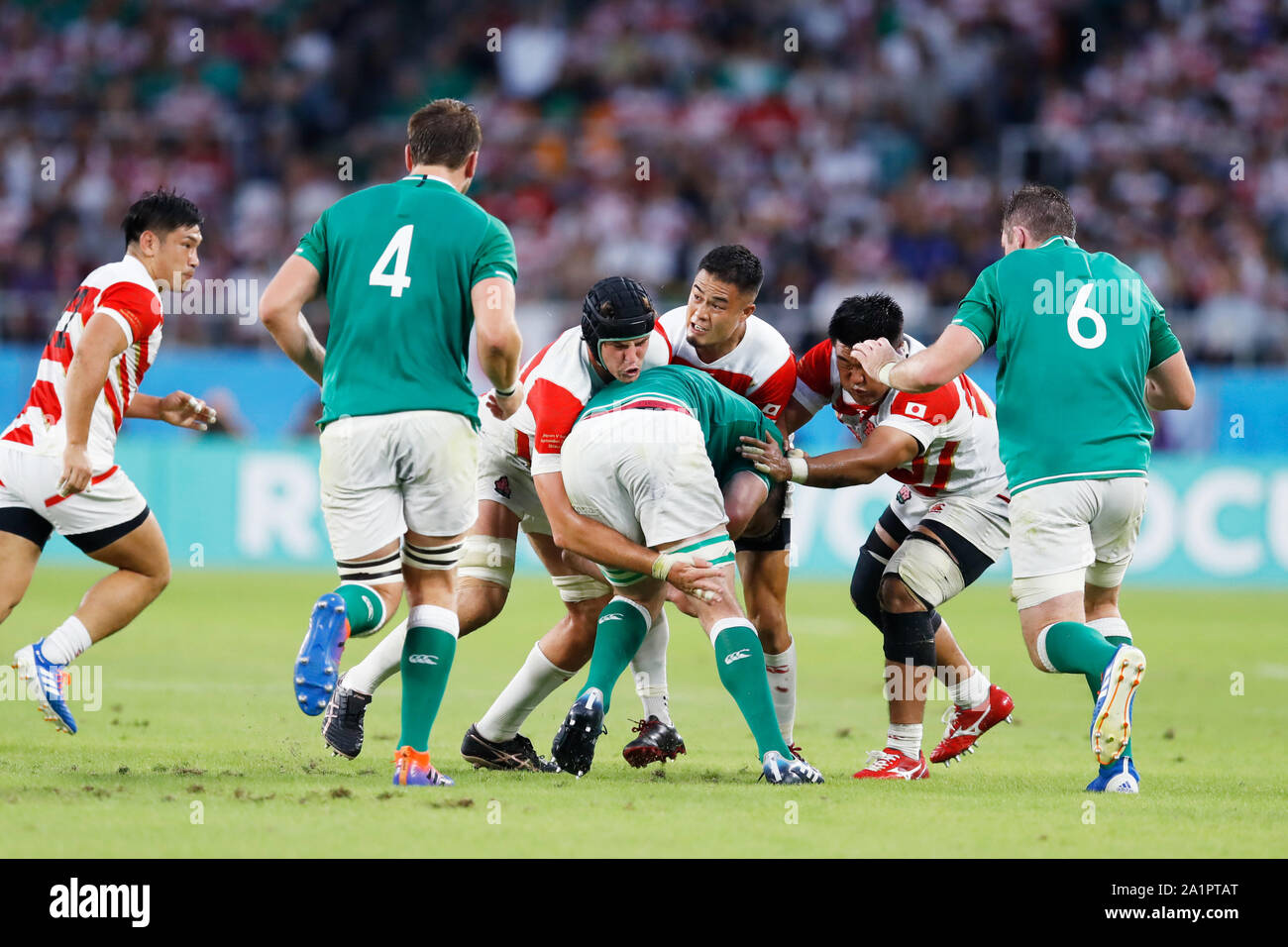 Shizuoka, Japan. 28th Sep, 2019. (L to R) James Moore, Yu Tamura (JPN ...