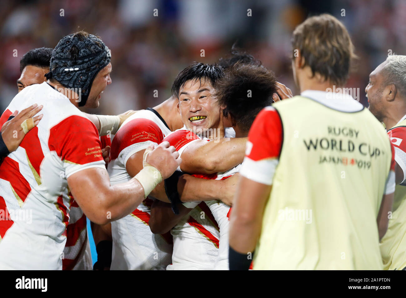 Fukuroi, Shizuoka, Japan. 28th Sep, 2019. Japan team group (JPN) Rugby ...