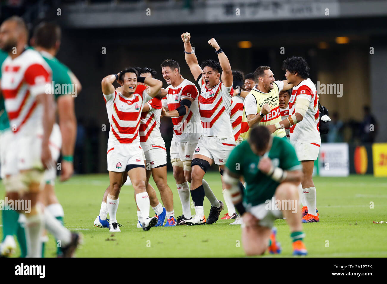 Shizuoka, Japan. 28th Sep, 2019. Japan team group (JPN) Rugby : 2019 ...