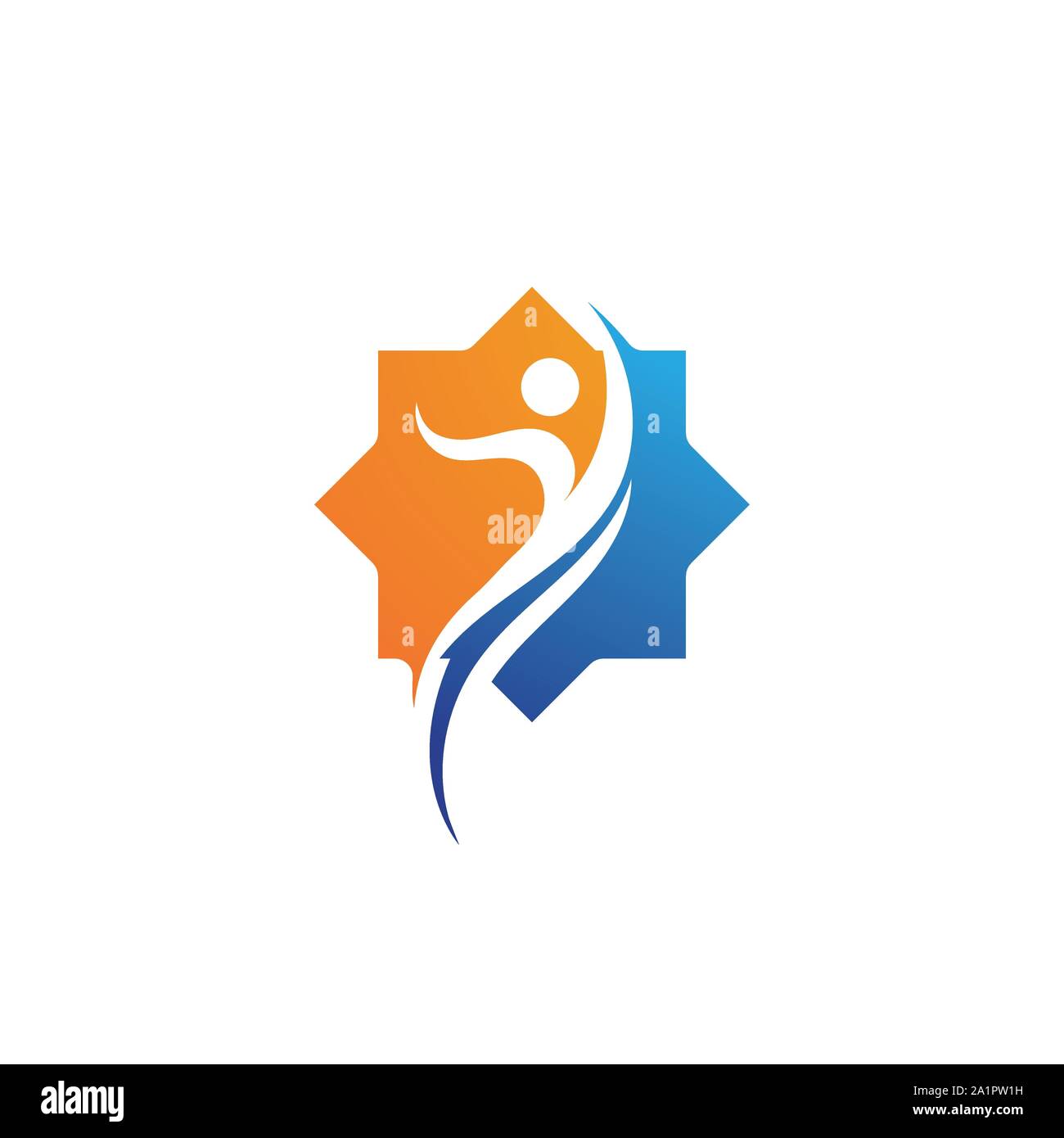 Healthy Life woman Logo template vector Stock Vector Image & Art - Alamy