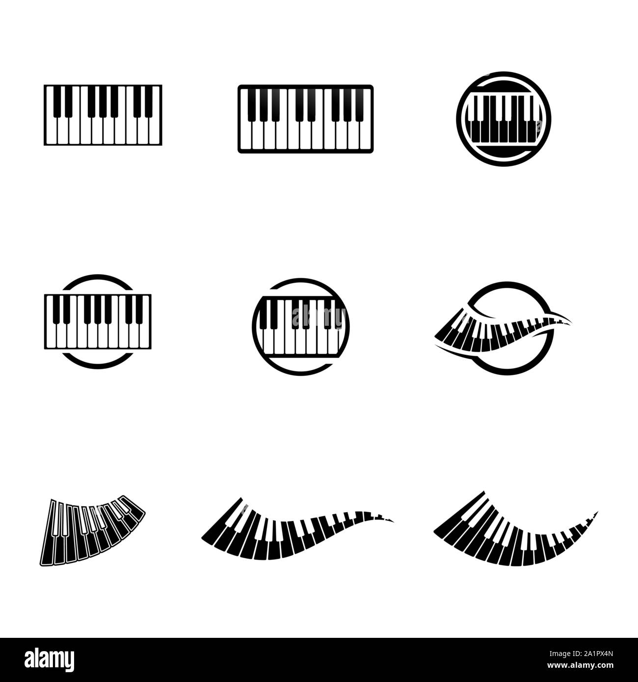 Piano icon vector ilustration template Stock Vector Image & Art - Alamy