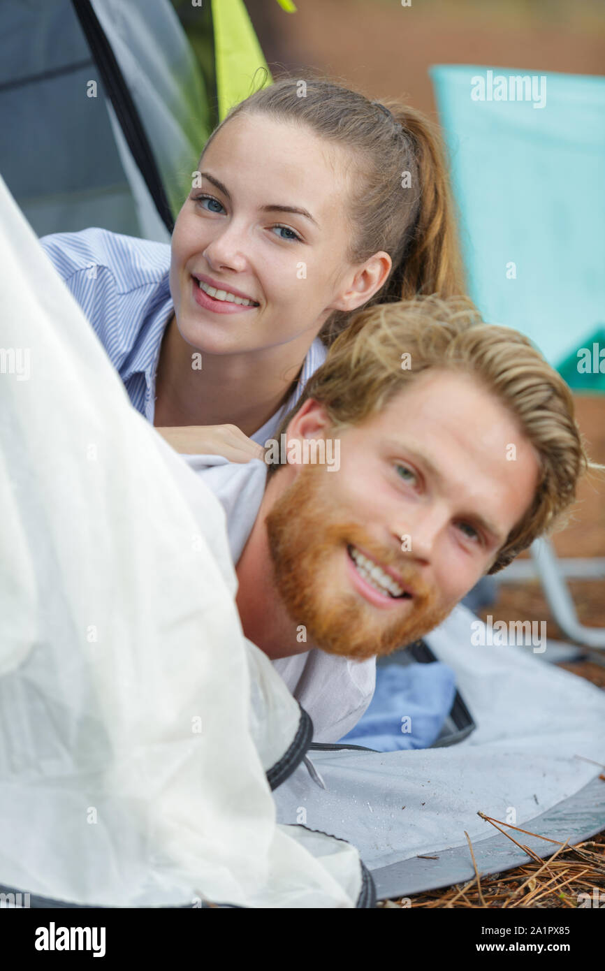 Open tent door hi-res stock photography and images - Alamy