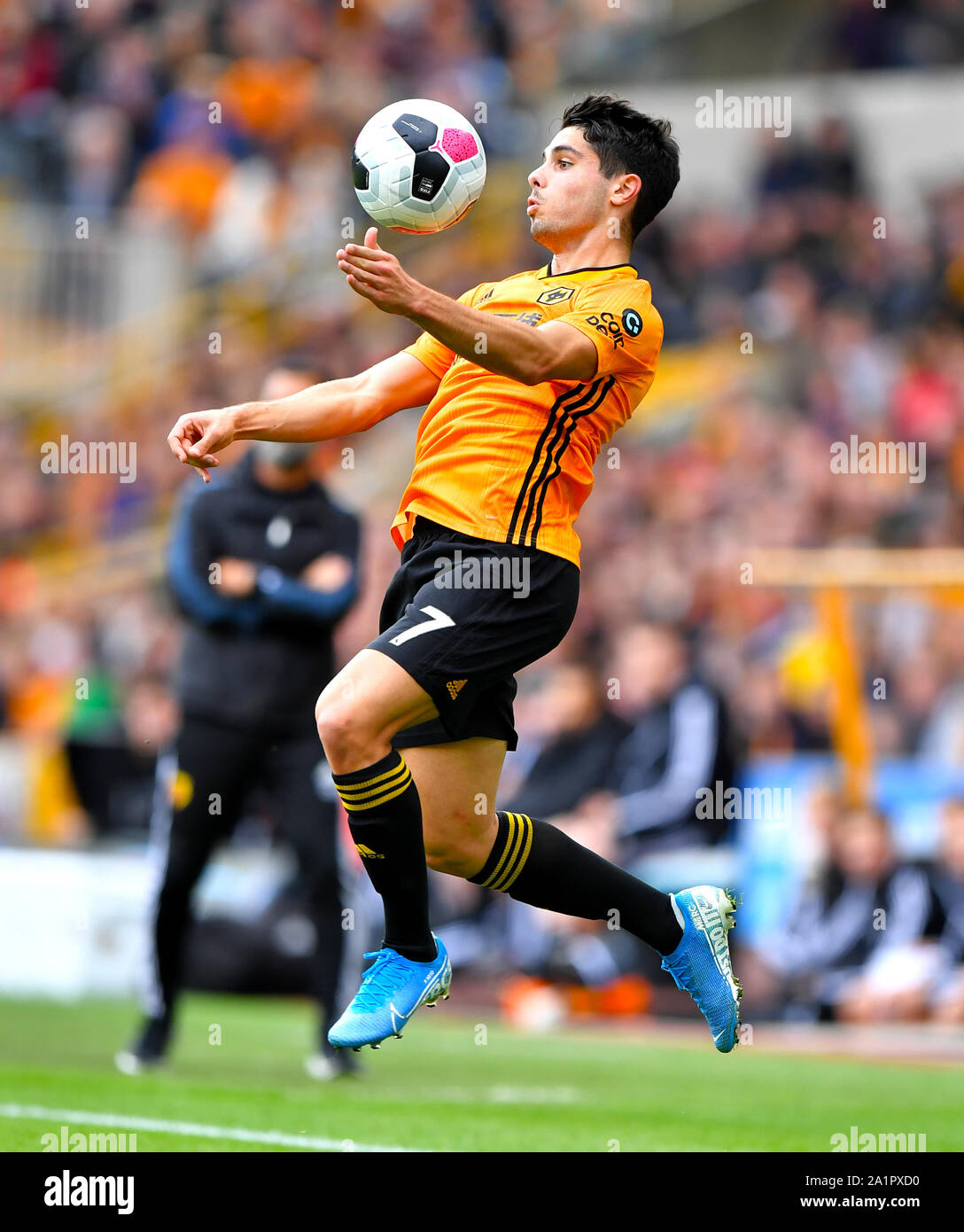 Wolverhampton Wanderers' Pedro Neto during the Premier League match at ...