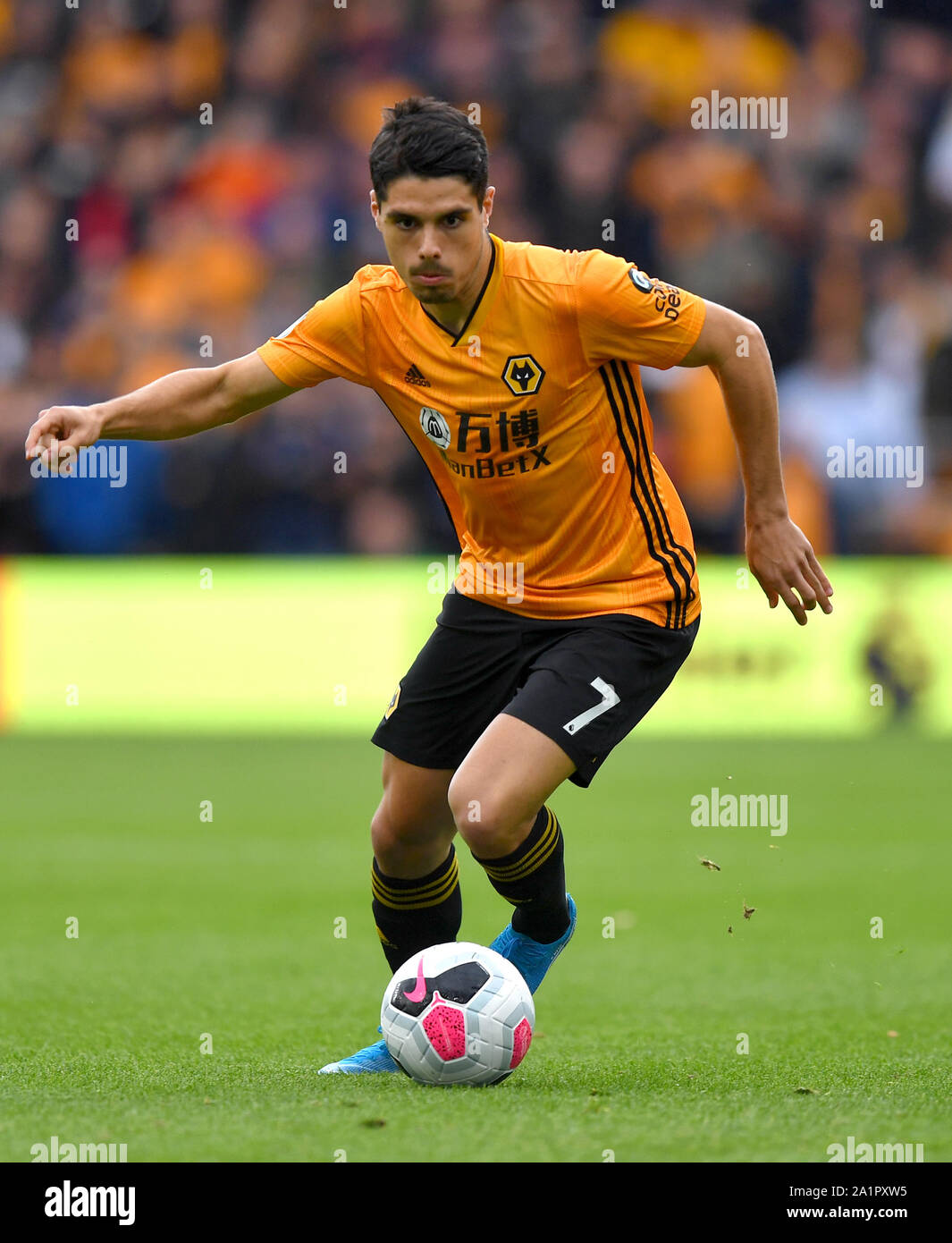 Wolverhampton Wanderers' Pedro Neto during the Premier League match at ...