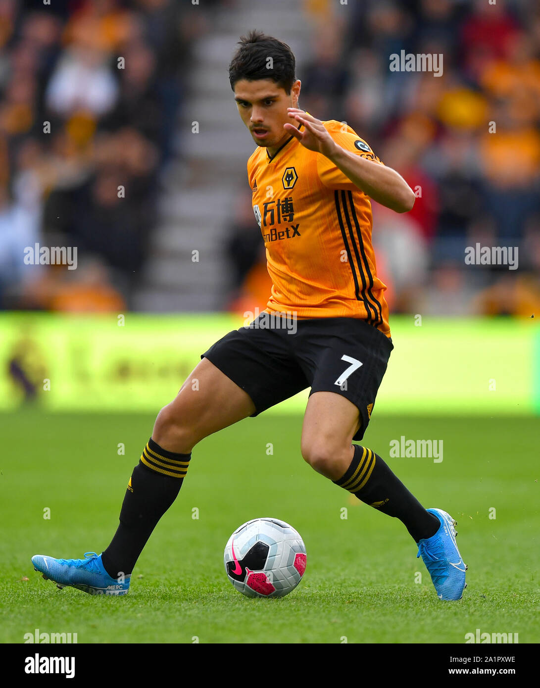 Wolverhampton Wanderers' Pedro Neto during the Premier League match at ...