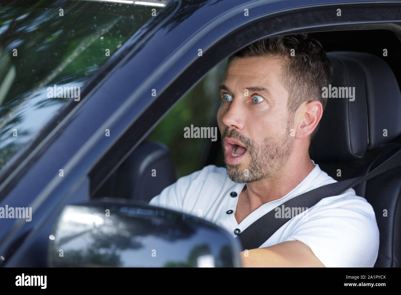 Inattentive driver hi-res stock photography and images - Alamy