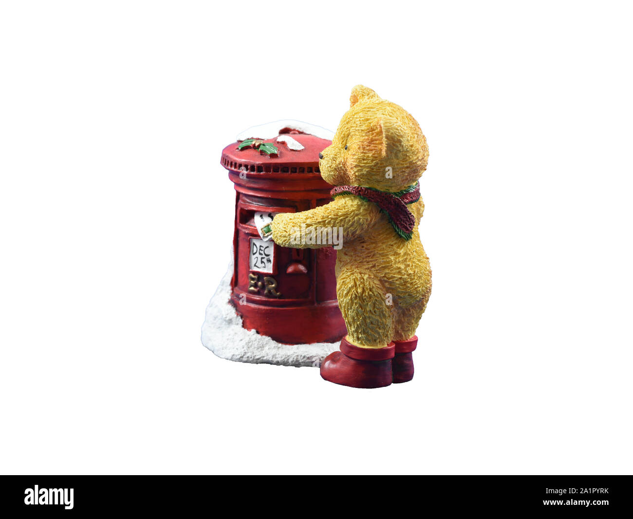 Teddy Bear posting Christmas Card - Xmas, 25th December - Post early ...