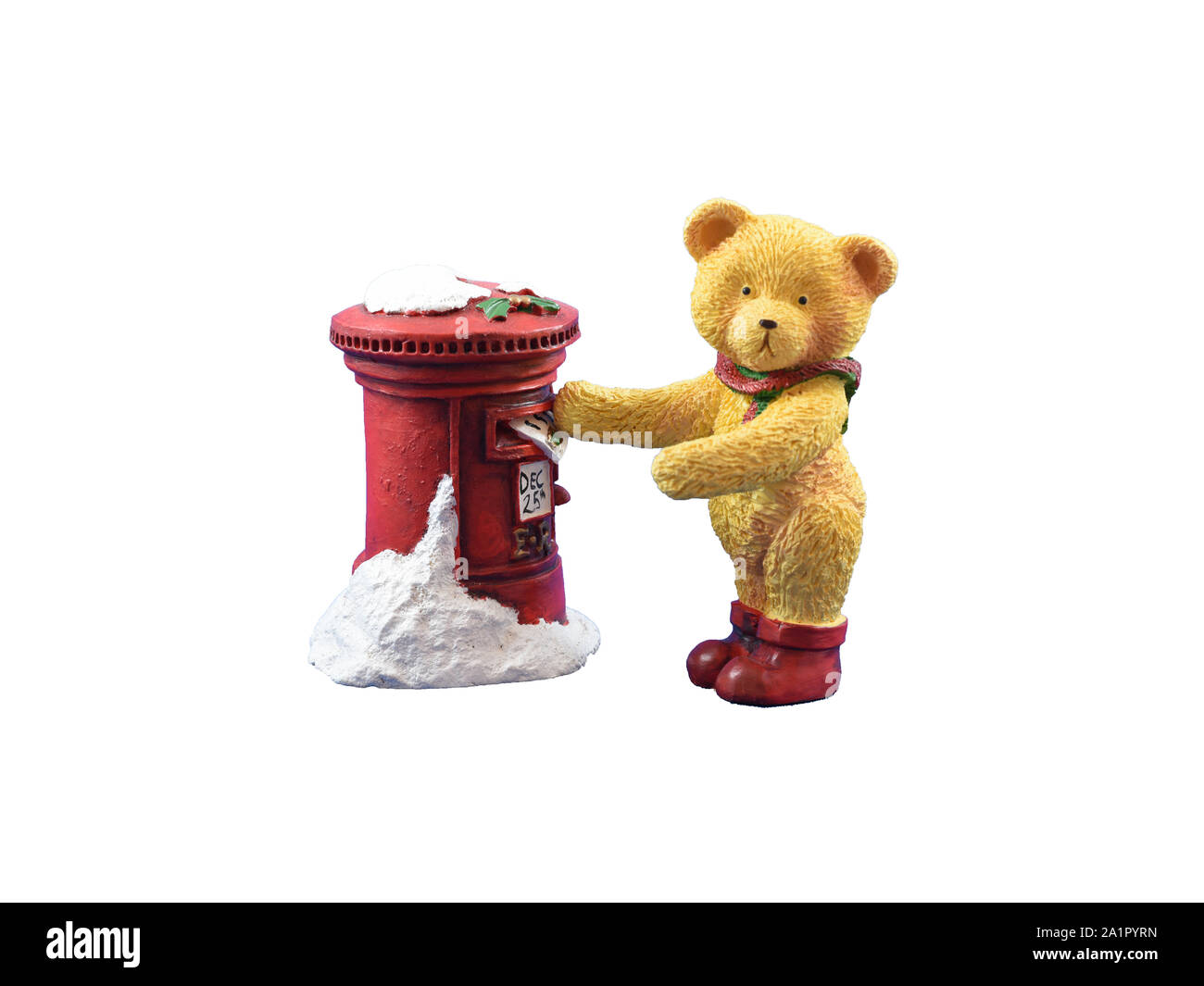 Red post box posting letter Cut Out Stock Images & Pictures - Alamy
