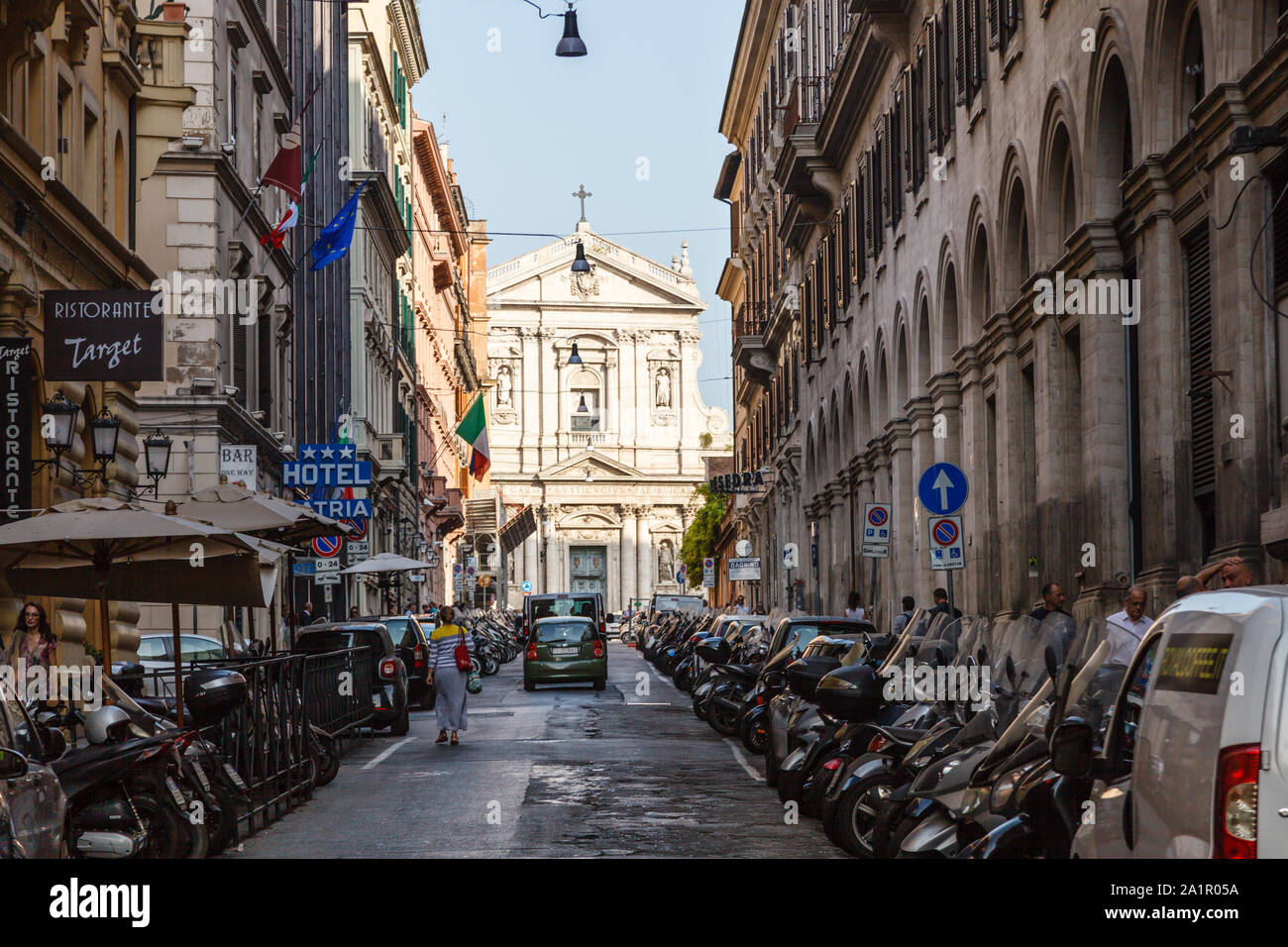 Santa maria via rome hi-res stock photography and images - Alamy