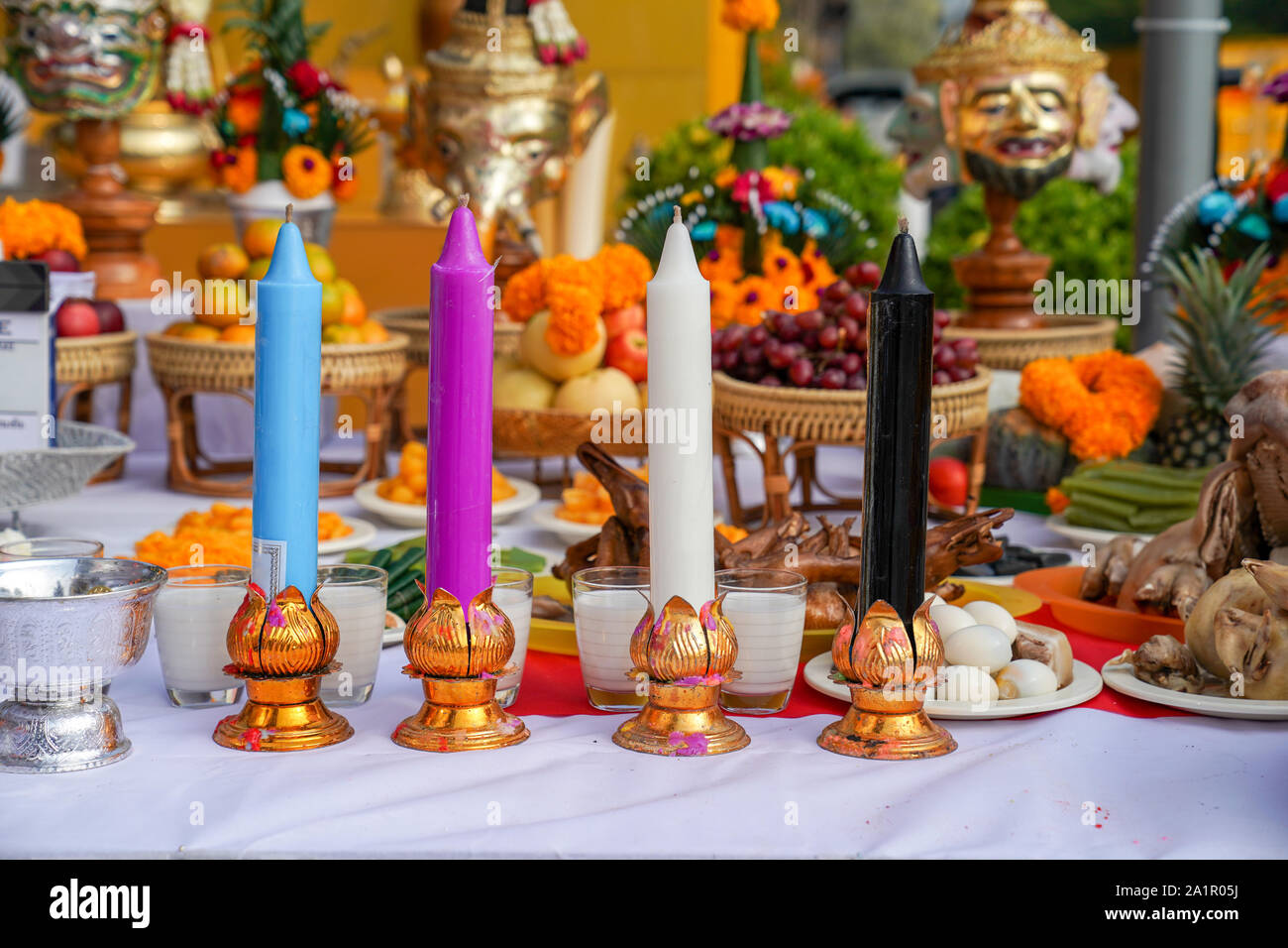 The Sacrifice objects set for the Thai filming project. They prepare in ...