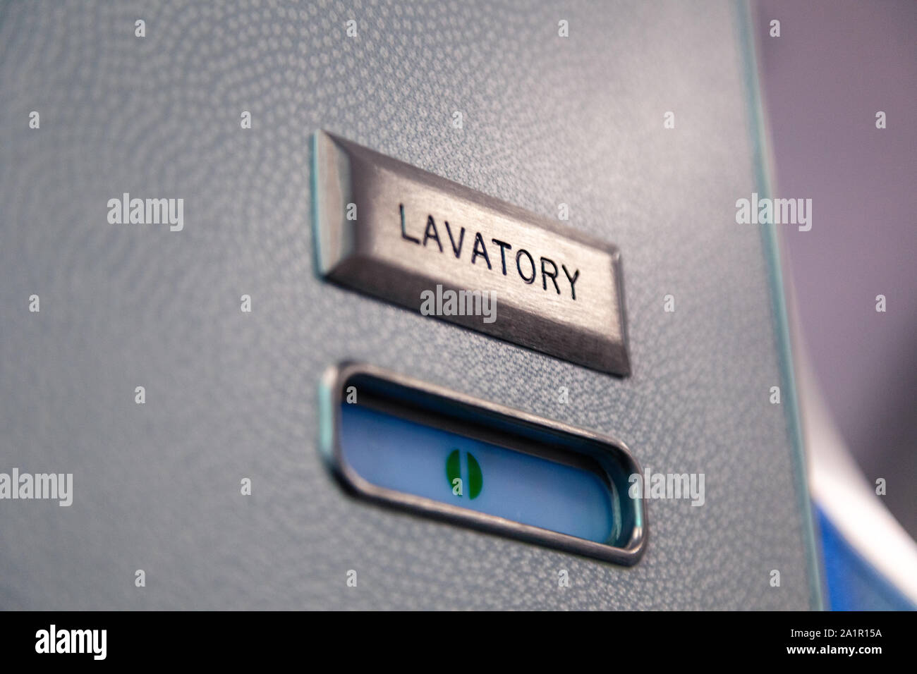 Plane lavatory sign hi-res stock photography and images - Alamy