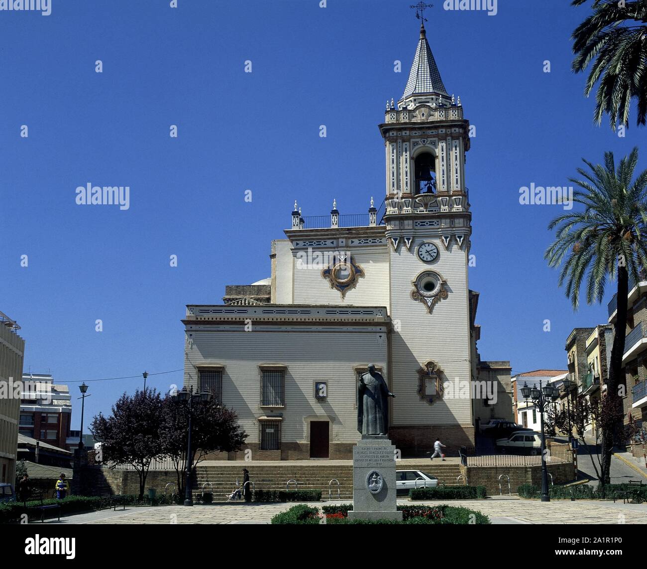 PLAZA DE SAN PEDRO. Location: IGLESIA DE LA CONCEPCION. Huelva. SPAIN ...
