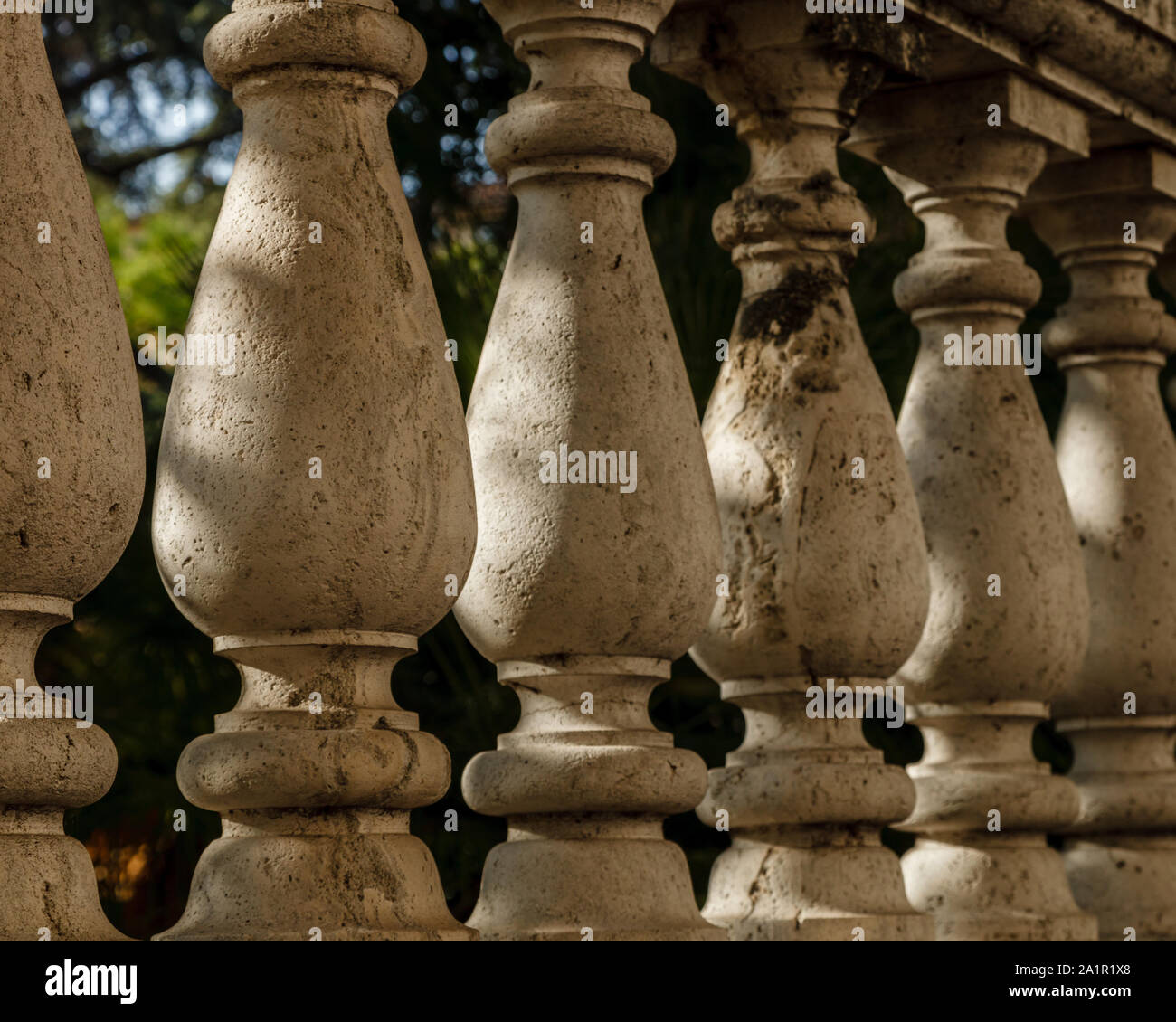 Balustrade with columns hi-res stock photography and images - Alamy