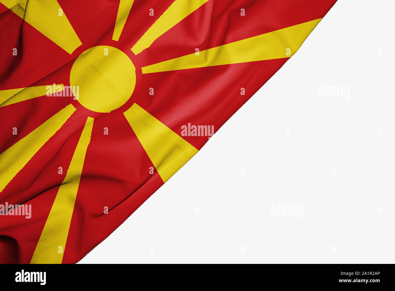 Official flag of macedonia hi-res stock photography and images - Alamy