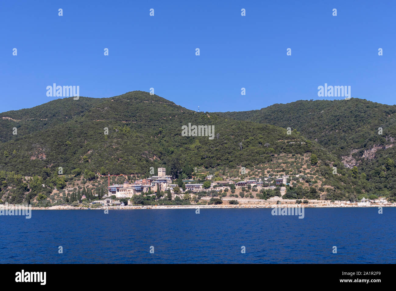 Docheiariou (Dochiariou) monastery at Mount Athos in Autonomous ...