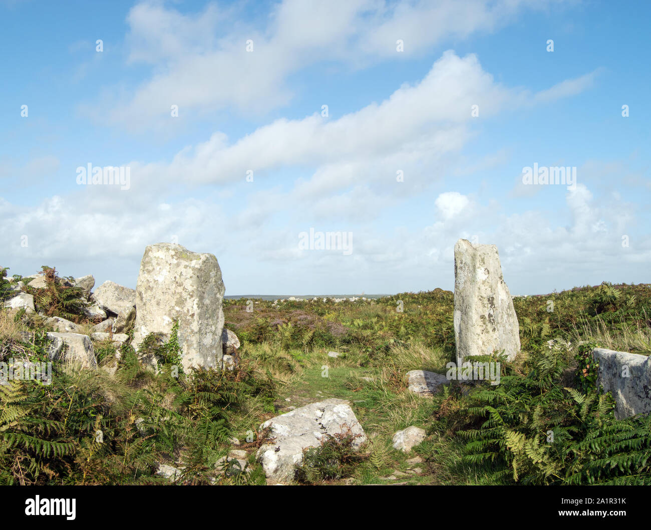 The Entrance to Chun Castle, Ancient Burial Chamber, near Pendeen ...