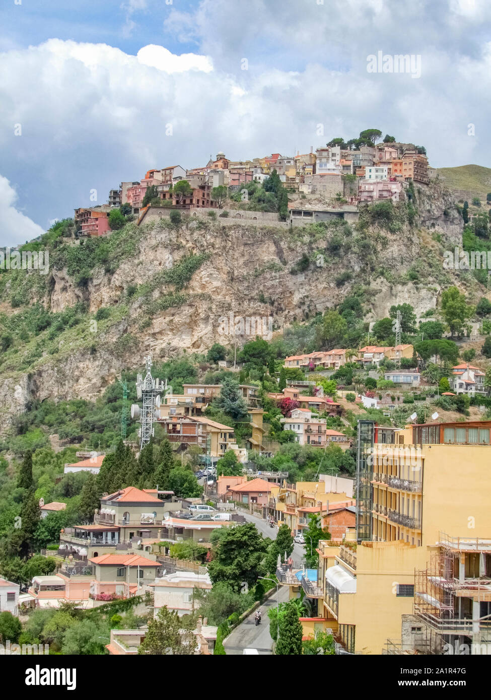 Castelmola landscape hi-res stock photography and images - Alamy