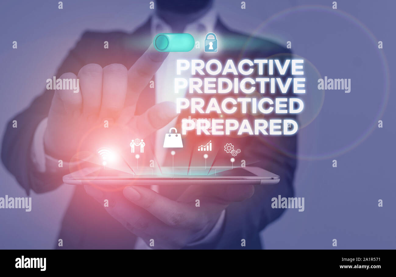 Handwriting Text Writing Proactive Predictive Practiced Prepared