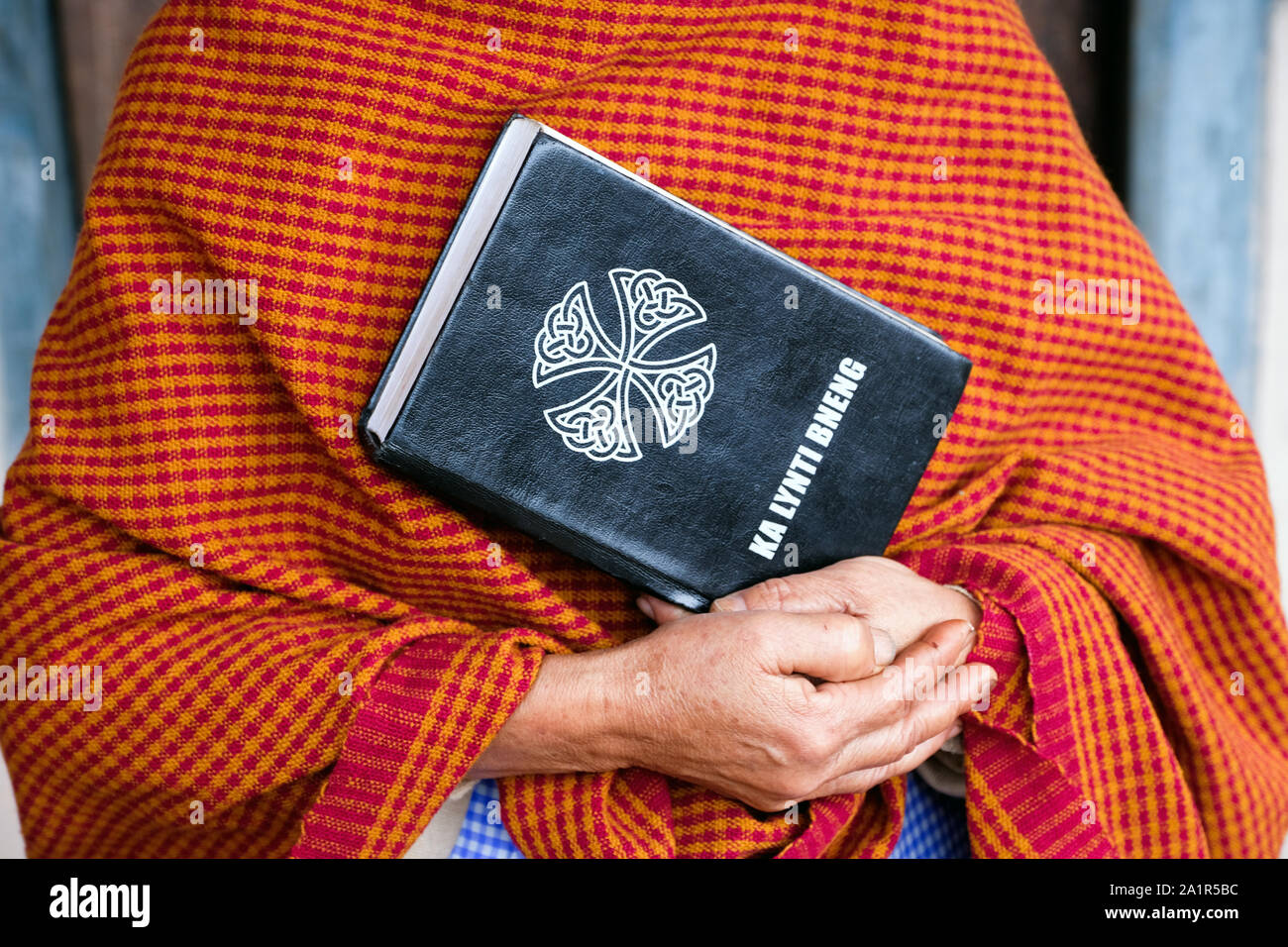 Bible translated into the Khasi language, inscription "The Way to ...
