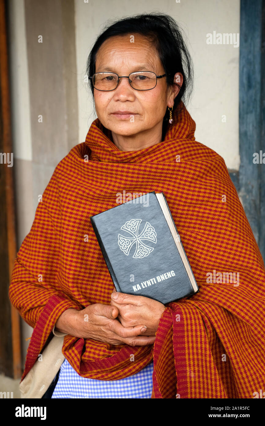 Bible translated into the Khasi language, inscription "The Way to ...