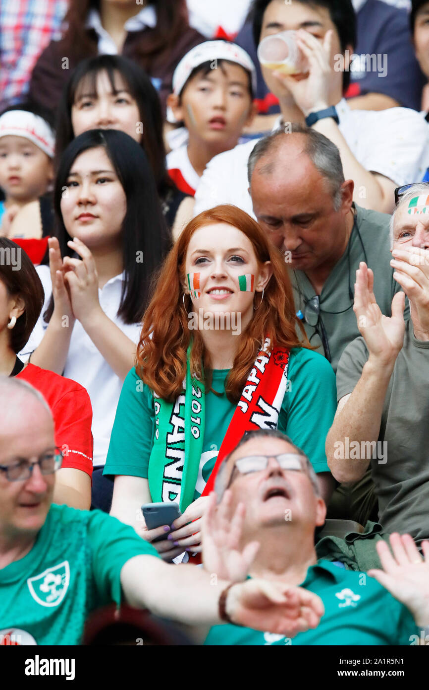 Fukuroi, Shizuoka, Japan. 28th Sep, 2019. Rugby fans Rugby : 2019 Rugby ...