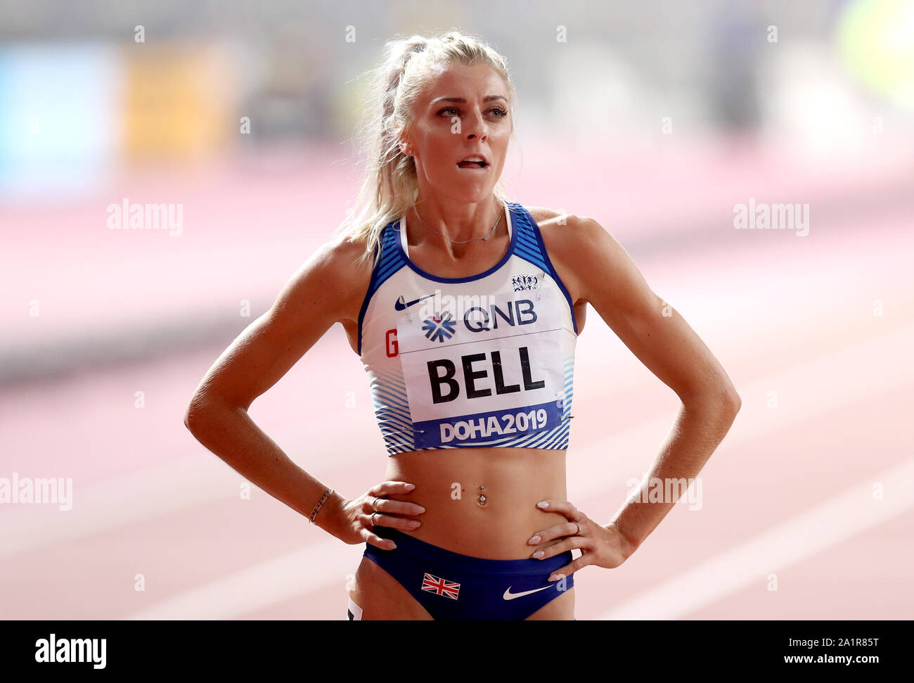 Great Britain's Alexandra Bell after competing in the Women's 800m semi ...